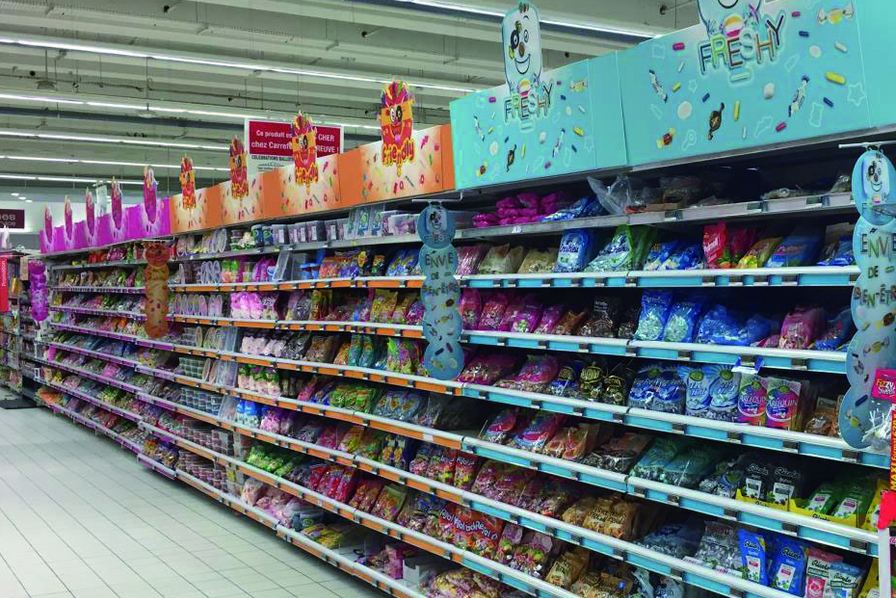 Catégorie Dispositif Merchandising (ÉPICERIE SUCRÉE) : Haribo insuffle ...