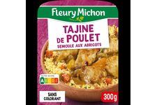 Tajine de Poulet, Semoule aux Abricots Fleury Michon de Fleury Michon