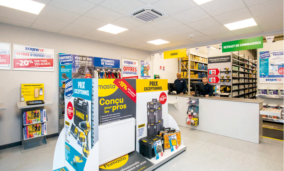 Levée de rideau sur les ambitions de Screwfix en France