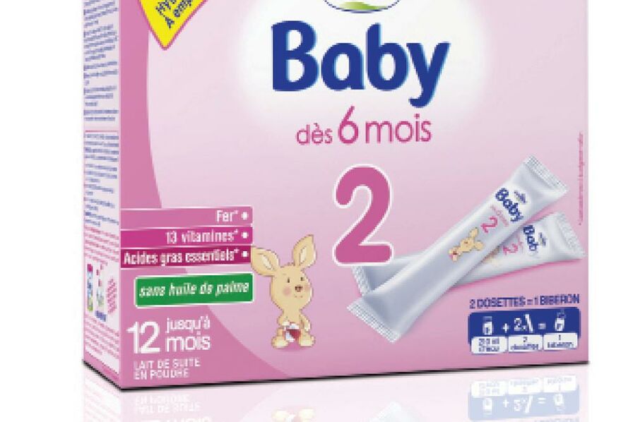 Candia crée le segment des dosettes de lait infantile