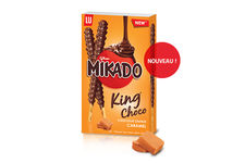 Mikado King Choco saveur caramel de Mondelez International de Mondelez