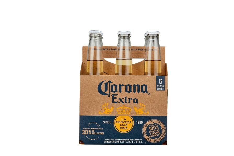 Ce pack de Corona contient de la paille d’orge