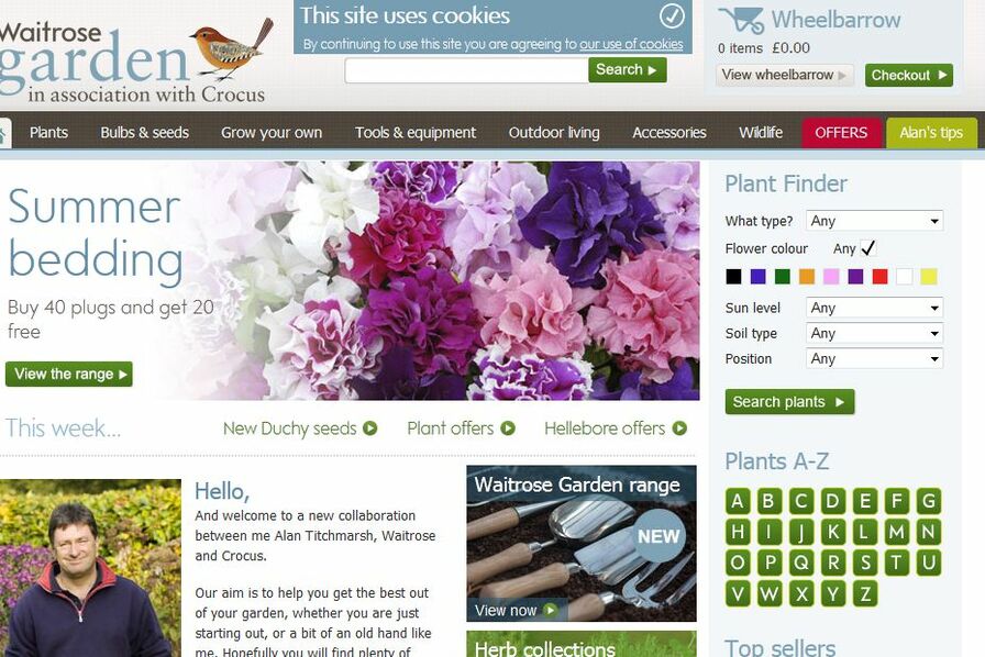 Waitrose se lance massivement dans le jardinage