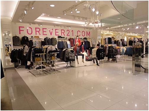 Forever 21 : un magasin et un lieu étonnant