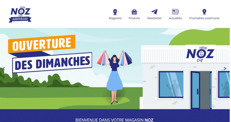 Le discounter Noz ouvre cinq magasins cet été
