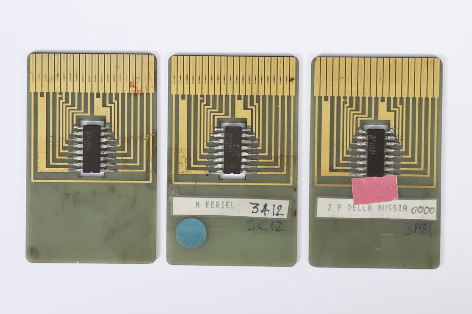 Paiement : la collection "tech" de Roland Moreno l'inventeur de la ...