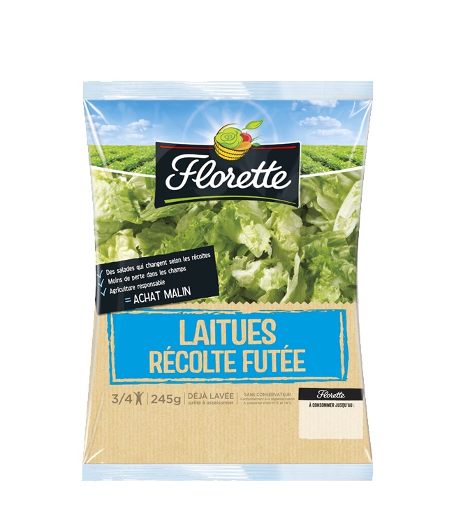 Laitues Récolte Futée de Florette de Agrial