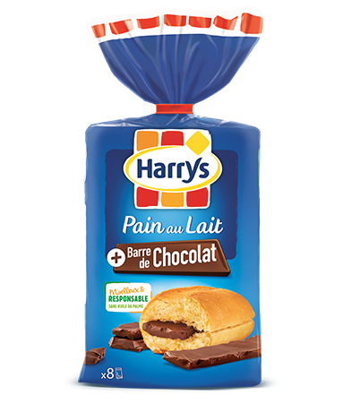 Le Pain au lait + barre de chocolat de Harrys de Harry's