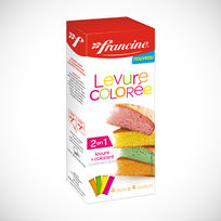 Levure Colorée Francine de France Farine
