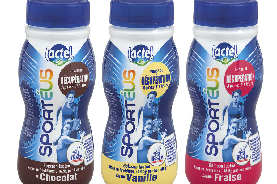 Sportéus, la nouvelle boisson de Lactel après l’effort