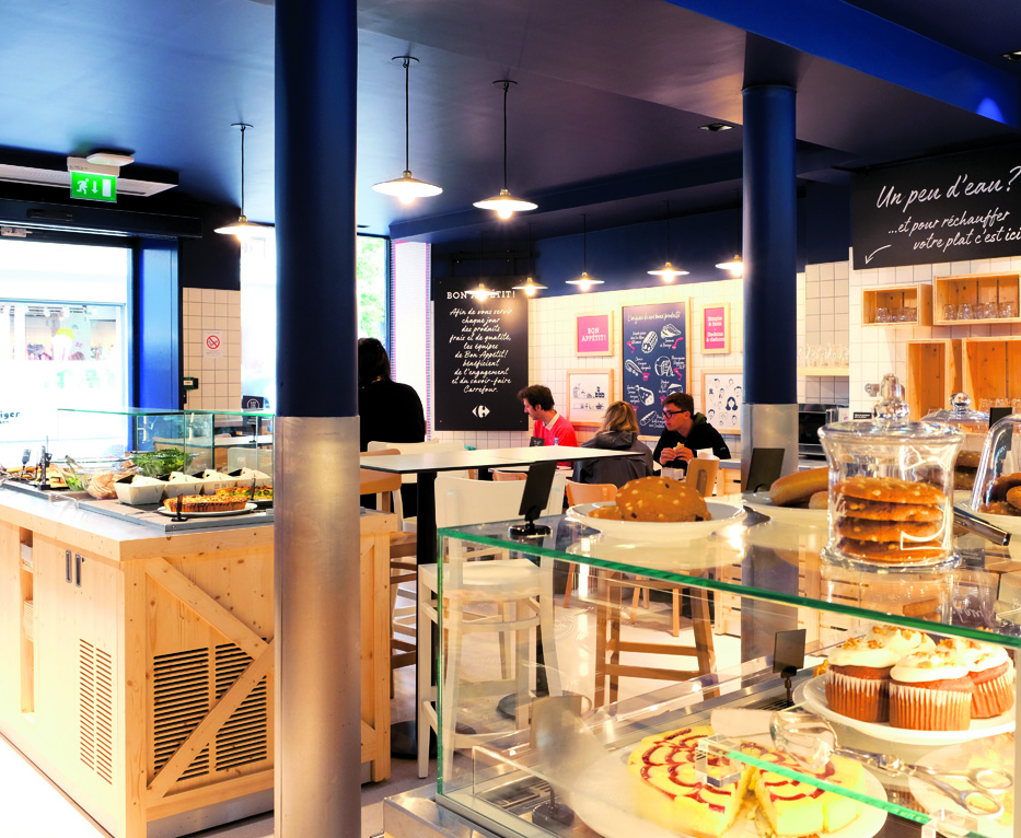 Carrefour s'essaye à la restauration
