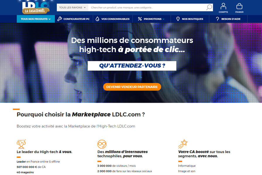LDLC.com ouvre sa Marketplace