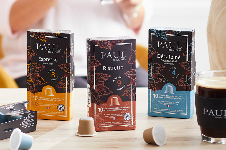 Les boulangeries Paul lancent leurs premières dosettes de café