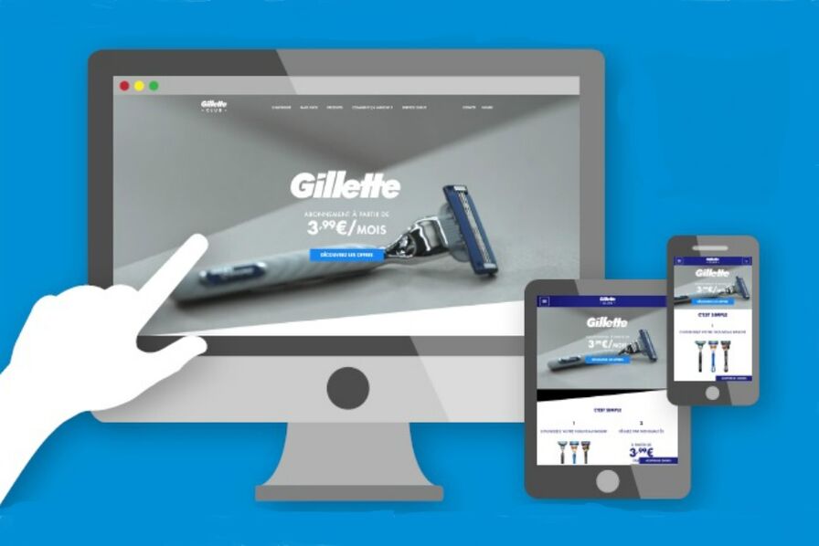 Comment Gillette veut rester leader en e-commerce