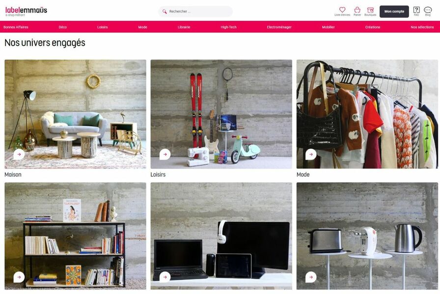 Label Emmaüs, la marketplace solidaire qui monte
