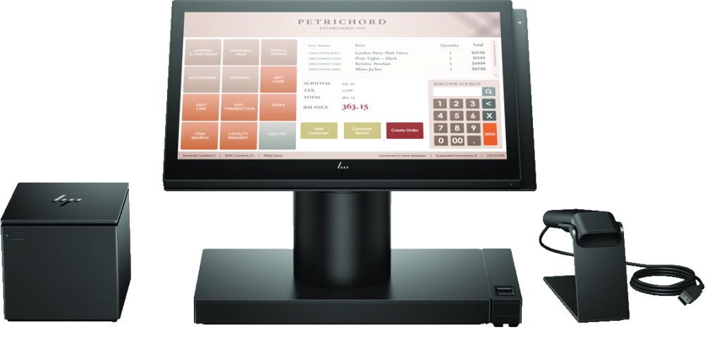 Une caisse design chez HP - Equipement pour professionnels