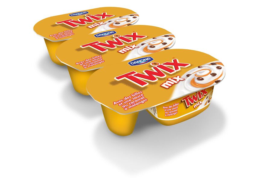 Danone lance une nouvelle gamme de yaourts gourmands en co-branding