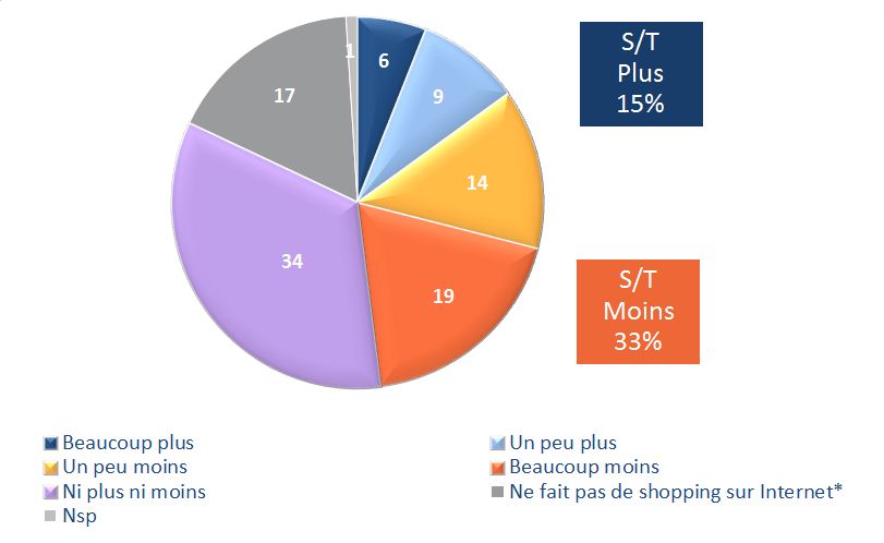 Les Français éprouvent moins de plaisir à faire du shopping sur Internet