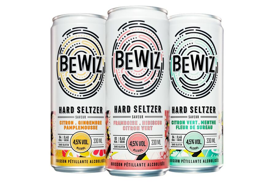 Bewiz, le hard seltzer fruité de Pernod Ricard