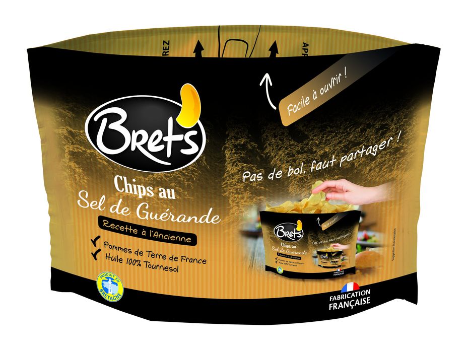 Bret's signe une innovation packaging dans les chips