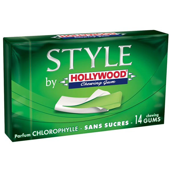 Hollywood Style Chlorophylle de Hollywood Chewing Gum