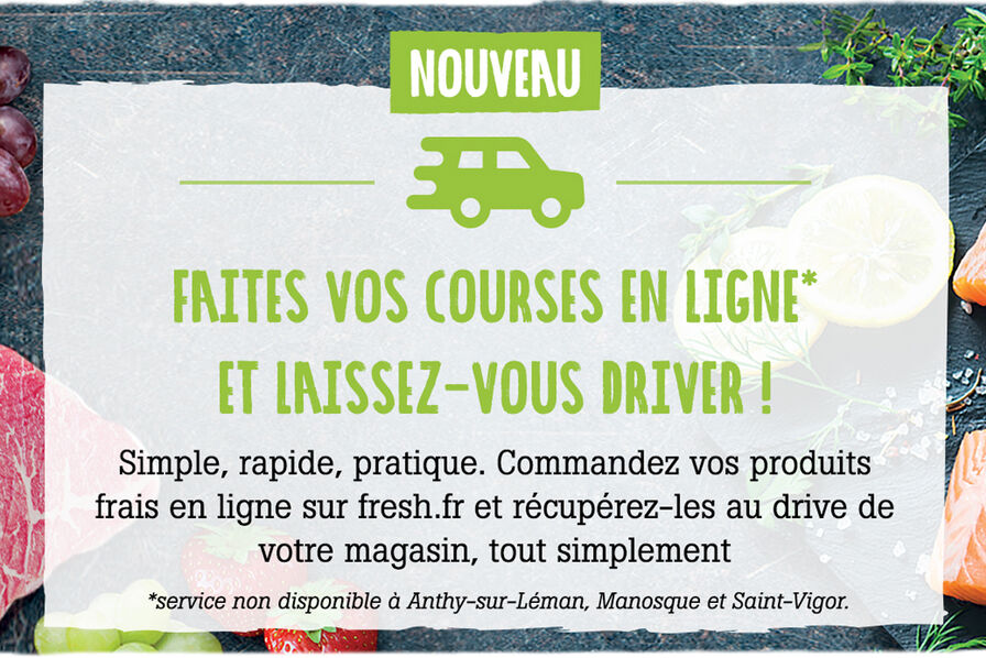 L'enseigne fresh. (Prosol / Grand Frais) se lance dans le drive