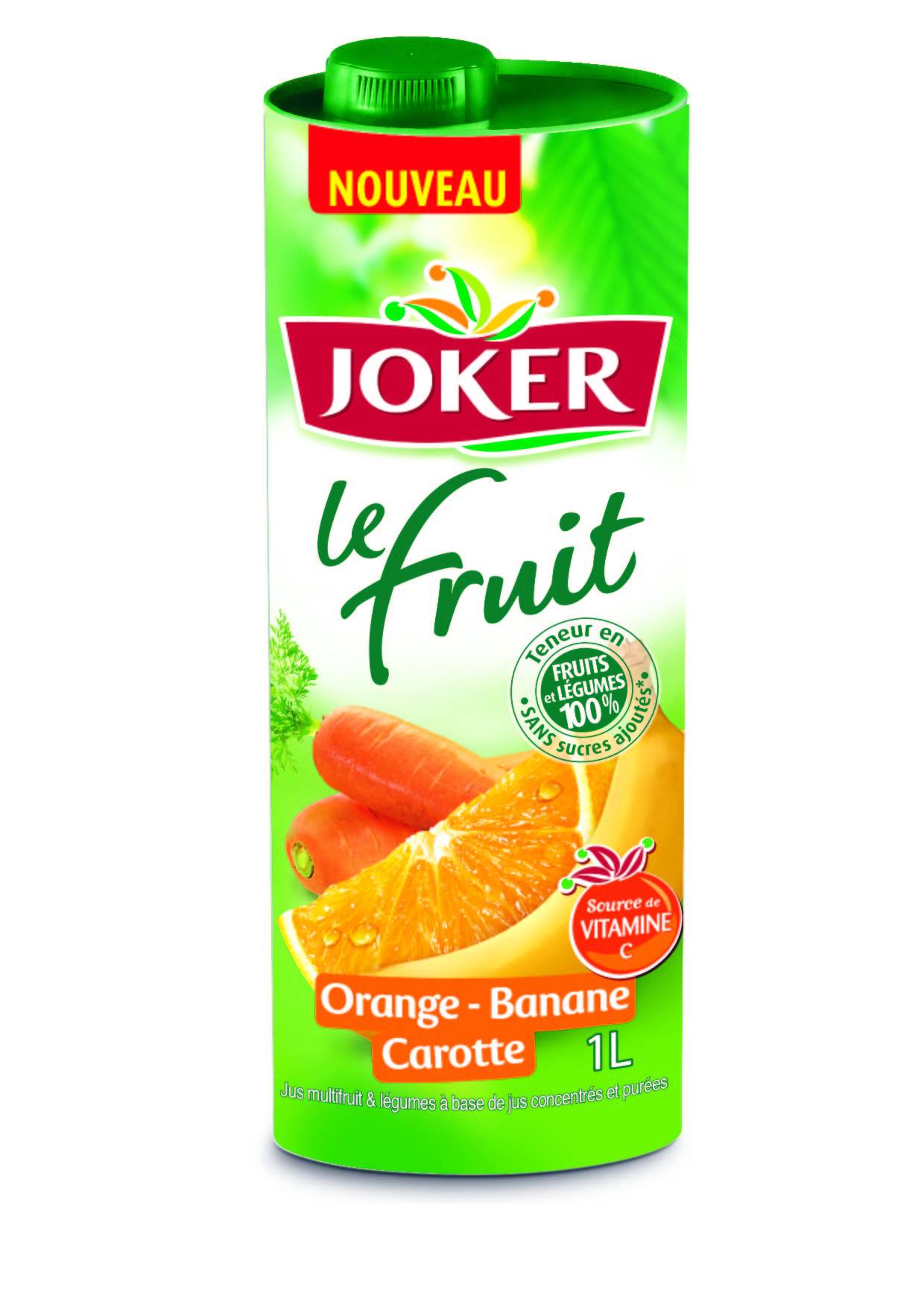 Joker Le Fruit Orange Banane Carotte : le multi-fruits revisité de Joker